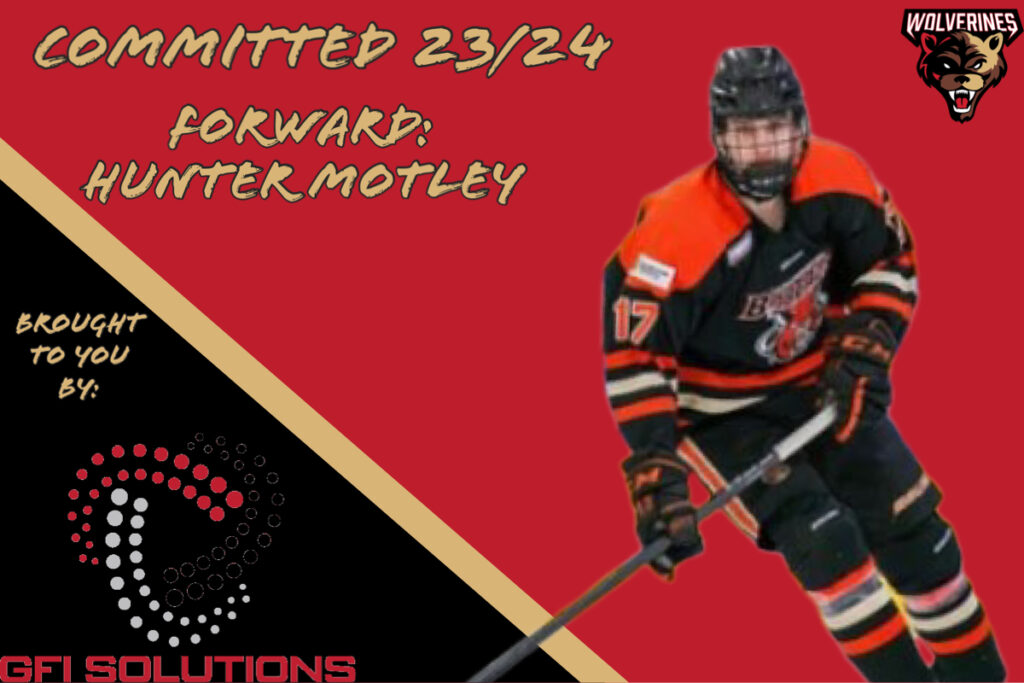 Wolverines Add Forward Hunter Motley | Whitecourt Wolverines
