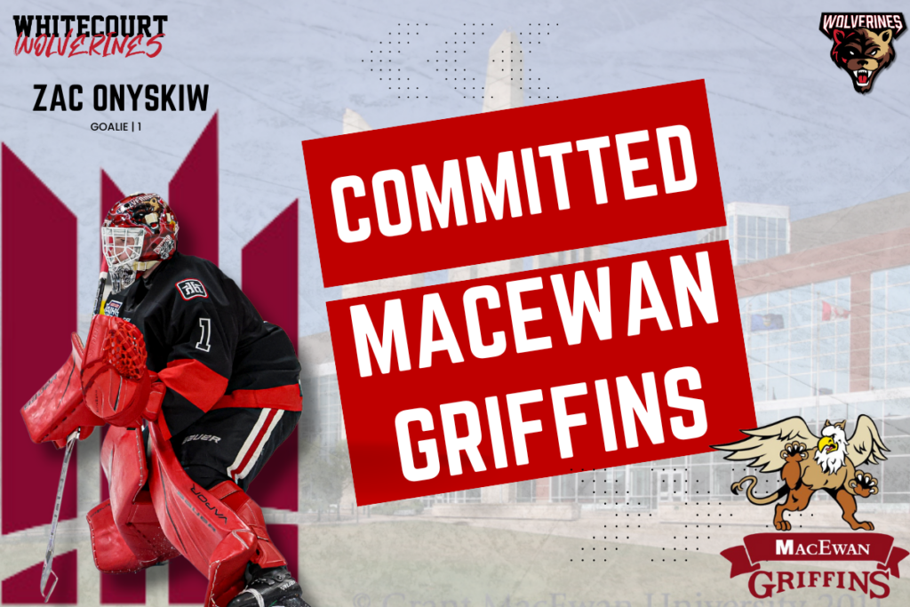 Onyskiw Commits to MacEwan Griffins | Whitecourt Wolverines