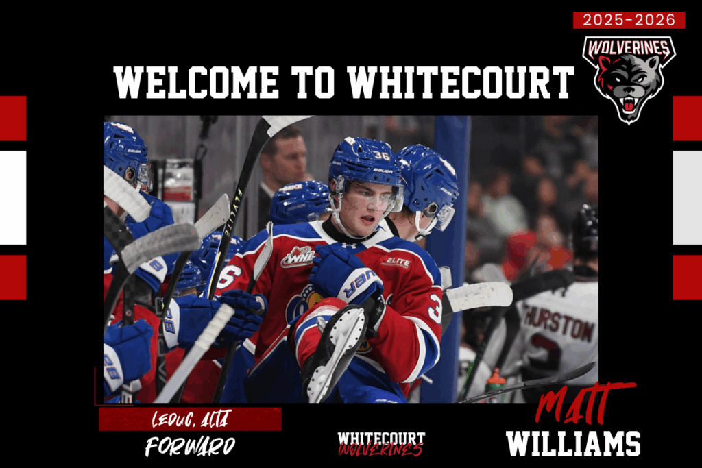 Wolverines Add Williams | Whitecourt Wolverines